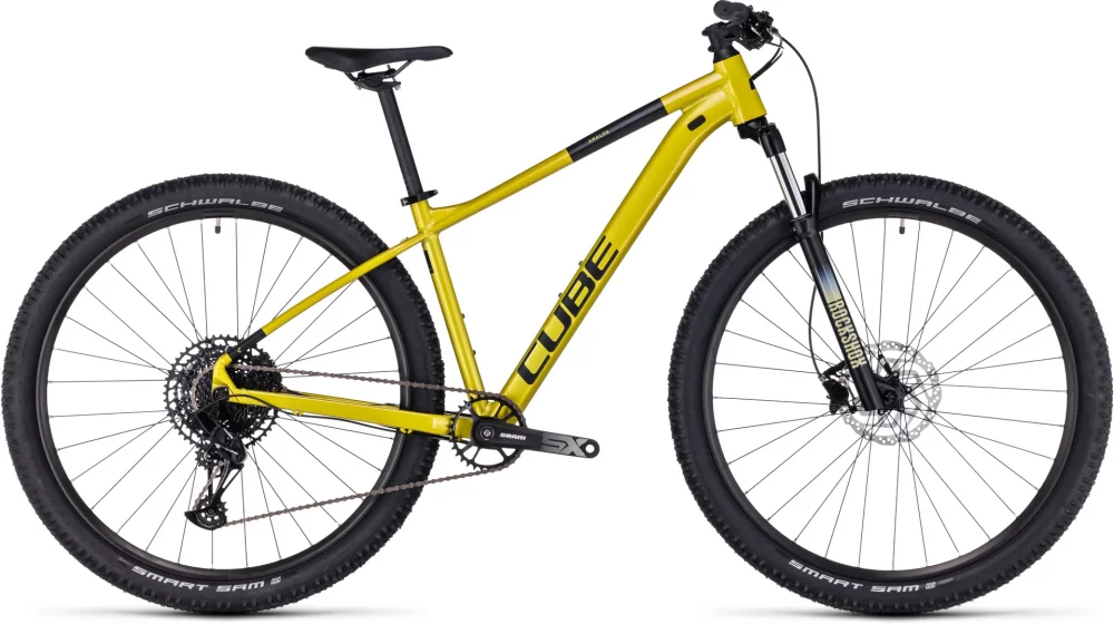 PRE-OWNED CUBE ANALOG FLASH LIME MOUNTAIN BIKE - Star Bikes - Road Bike ...